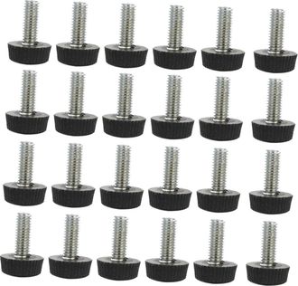 DOITOOL 30 Stück Teiliges Möbel verstellfuß Pp Basis Verstellbare Nivellierfüße für Tisch Stuhl Schrankeinstellungen rutschfest und Kratzschützend für Unebene