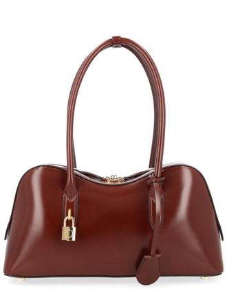 Stella McCartney Womens Shoulder Bag Stella Ryder Bordeaux Vegan Leather