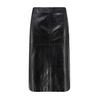 SOEUR Gwen Lederrock - - Skirts - Damen - Schwarzk - M