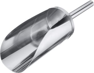 Westmark Back-/Abwiege-/Abfüllschaufel, Füllvolumen: 120 ml (ca. 105 g Mehl), rund, Rostfreier Edelstahl, Silber, 91122270