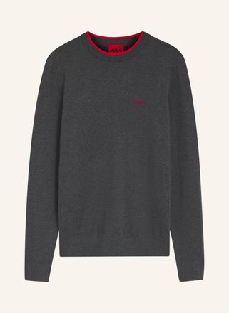 HUGO BOSS Hugo Pullover San Cudo-1 Regular Fit grau