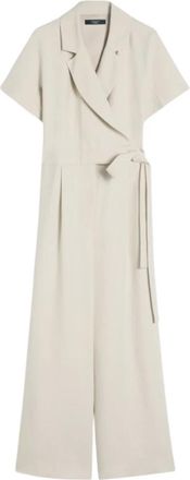 Max Mara Femme, Combinaisons et Ensembles, Beige, Taille: 40 FR Combinaison cache-coeur