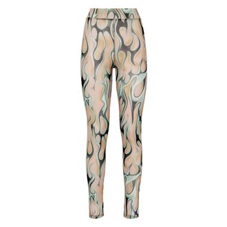 Philipp Plein Femme, Pantalons, Multicolore, Taille: 36 FR Leggings Tulle Flame
