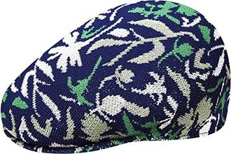 Kangol Casquette Street Floral 504 Femme/Homme - Gavroche avec Visiere Ete Printemps-ete - M (56-57 cm) Bleu Fonce