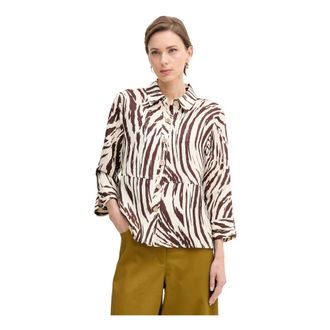 Joseph Ribkoff Bluse mit Animal-Print im A-Linien-Schnitt - - Blouses & Shirts - Damen - Mehrfarbig - 2XL