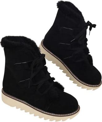 Generic Bottines &agrave; fermeture &eacute;clair lat&eacute;rale pour femmes Bottes courtes Chaussures simples pour femmes Chaussures d&eacute;contract&eacute;es Bottines pour femmes Rouge 41,