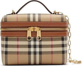 Burberry Mini Check Vanity Bag
