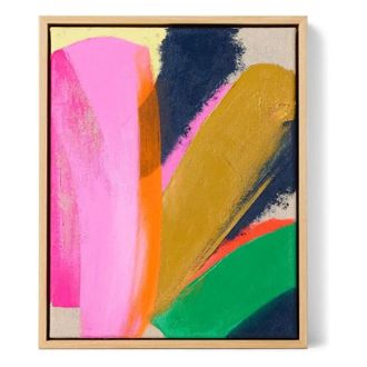 HKliving Peinture abstraite encadr&eacute;e Bright Lights HKliving