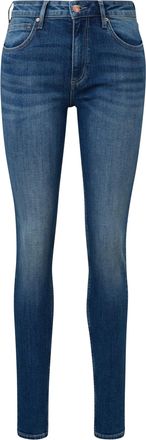 QS by s.Oliver Damen 2143226 Jeans Hose, Sadie Skinny Fit, Blau, 32W / 32L EU