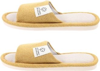 Garneck Pantoufles Lin et Coton Respirantes Antid&eacute;rapantes pour Int&eacute;rieur Unisexes L&eacute;g&egrave;res et Confortables Adapt&eacute;es pour Toutes Saisons et Usage Quotidien