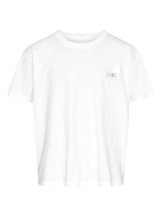 Maison Margiela MM6 Maison Margiela T-shirt avec patch num&eacute;ro