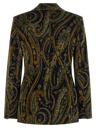 Etro Paisley Jacquard Blazer - Black