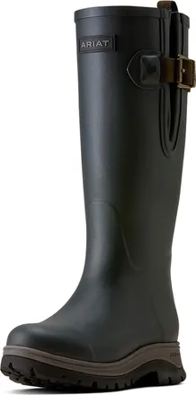 Ariat Womens Woodstock Insulated Rubber Boots in Deep Navy, B Medium Width, Size 41.5, by Ariat