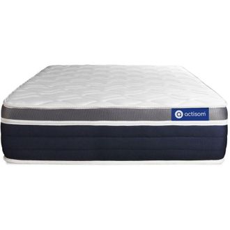Actisom Actiflex confort matratze 90x220cm, Taschenfederkern und Memory-Schaum, H&auml;rtegrad 3, H&ouml;he :26 cm, 7 Komfortzonen