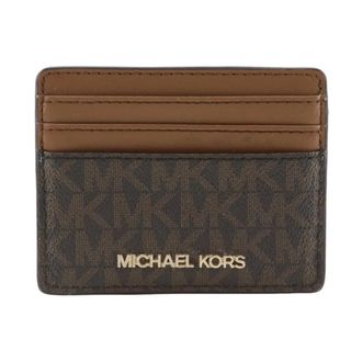 Michael Kors Jet Set Travel Gro&szlig;es Kartenetui mit Logo und Leder - - Accessories - Damen - Mehrfarbig - ONE SIZE