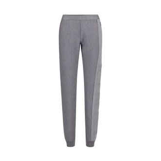 Iceberg Jogginghose aus extrafeiner Merinowolle - - Trousers - Damen - Grau - S
