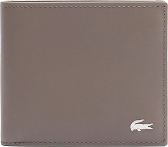 Lacoste Portemonnaies - Lacoste LACOSTE Herren Geldb&ouml;rse, echtes Leder - M - Gr. unisize - in Braun - f&uuml;r Damen