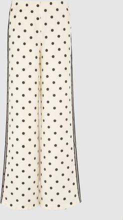 adidas Pantalon Wide Leg Off White, Capsule Polka Dots