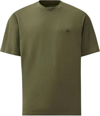 C.P. Company C.p. Company, Homme, Tops, Vert, Taille: XS Goggle T-shirt