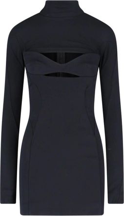 MUGLER Kurzes Kleid - Schwarz