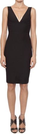 Dsquared2 Femme, Robes, Noir, Taille: 36 FR V-Neck Sheath Dress