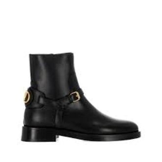 Valentino VLogo Signature Stiefelette - - Shoes - Damen - Schwarzk - 37 1/2 EU