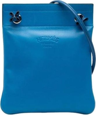 Herm&egrave;s Sac bandouli&egrave;re Aline Pre-owned - Femme - Pre-owned - Bleu - Taille: ONE Size
