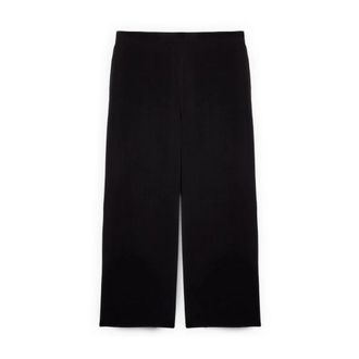 Fiorella Rubino Weite Viskosehose - - Trousers - Damen - Schwarzk - 3XL