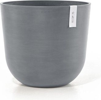 Ecopots Ecopots Oslo 45 Blumentopf - L 45 cm x H 39,4 cm - Grau - Innen- und Au&szlig;enbereich