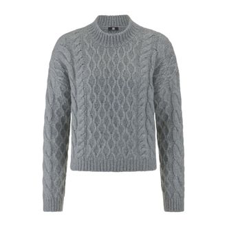 Riani Rundhals-Strickpullover - - Knitwear - Damen - Grau - XL