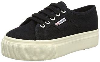 Superga Femme 2790ACOTW Linea UP and Down Chaussures de Gymnastique, Noir, 40 EU