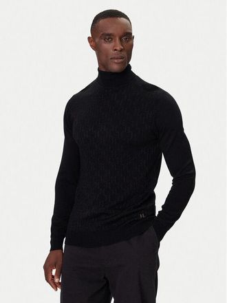 Karl Lagerfeld Rollkragenpullover 655019 554303 Schwarz Regular Fit