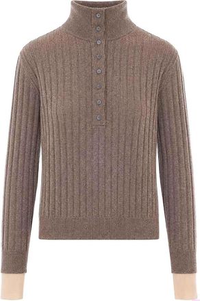 Eleh Pull Col Rond - Beige