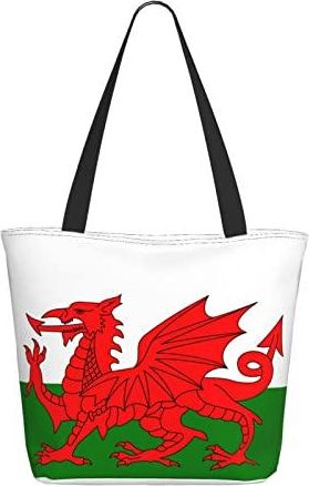 AOOEDM Welsh Dragon Flag Ladies Shopping Bag 13x11x7in.Le cadeau parfait pour la Saint-Valentin.Cest de la Saint-Valentin pour maman, fille, &eacute;pouse, etc