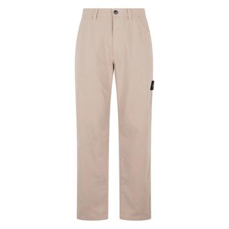 Stone Island Straight Hosen - - Trousers - Herren - Beige - W34