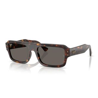 Ray-Ban unisex, Accessoires, Brun, Taille: 56 MM Lunettes de soleil élégantes Lukas Rb4454