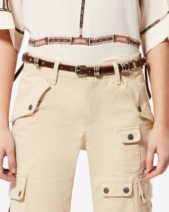 Isabel Marant Ceinture Bolton Belt - Femme - Chocolat - Taille 75 - Isabel Marant