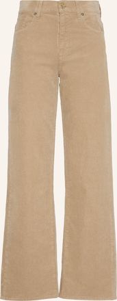 7 For All Mankind Pants Stovepipe Straight Straight Fit beige