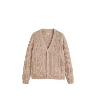 Levi's Cardigan en maille en laine et coton m&eacute;lang&eacute;s