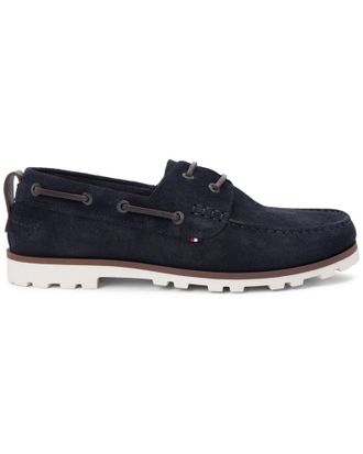 Tommy Hilfiger Bootsschuhe mit Profilsohle und Kontrastdetails in