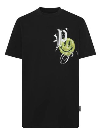 Philipp Plein t-shirt Smile Balloon - Noir