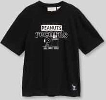 Tom Tailor Denim Relaxed Fit T-Shirt aus reiner Baumwolle mit Peanuts Frontprint