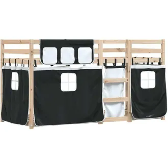 vidaXL Vidaxl - Lit superpos&eacute; sans matelas 80x200 cm bois de pin massif