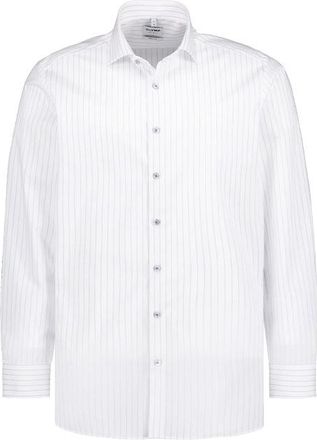 Olymp Herren Hemd wei&szlig; Baumwoll-Stretch