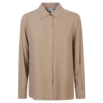 Max Mara Damen, Blusen & Hemden, Braun, 3XSGr&ouml;&szlig;e