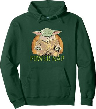 Star Wars The Mandalorian The Child Grogu Power Nap Pullover Hoodie
