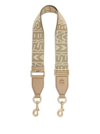 Marc Jacobs Utility Riemen mit Logo-Jacquard - Nude