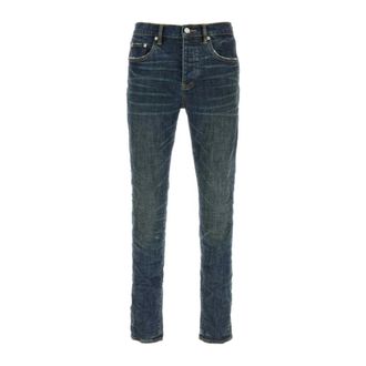 Purple Jean Skinny Taille Basse - Homme - Jeans - Bleu - Taille: W30