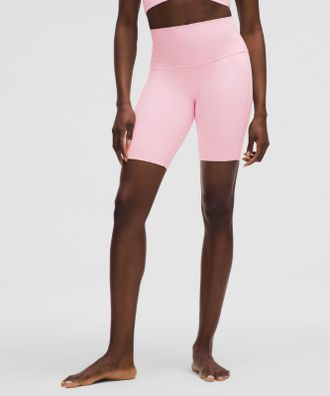 lululemon Short Align taille haute pour Femmes - 20 cm - Rose
