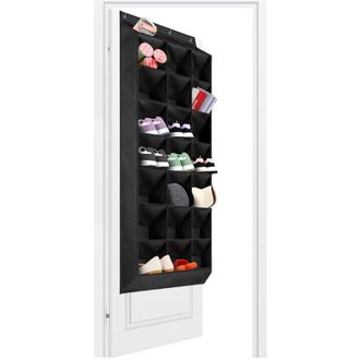Generic Schrankschuh-Organisator, Gro&szlig;er Taschenschuhhalter - Taschenschuh-Organizer f&uuml;r die Wand, Schrankt&uuml;raufbewahrung, T&uuml;r Organizer mit 24 F&auml;chern, T&uuml;rab